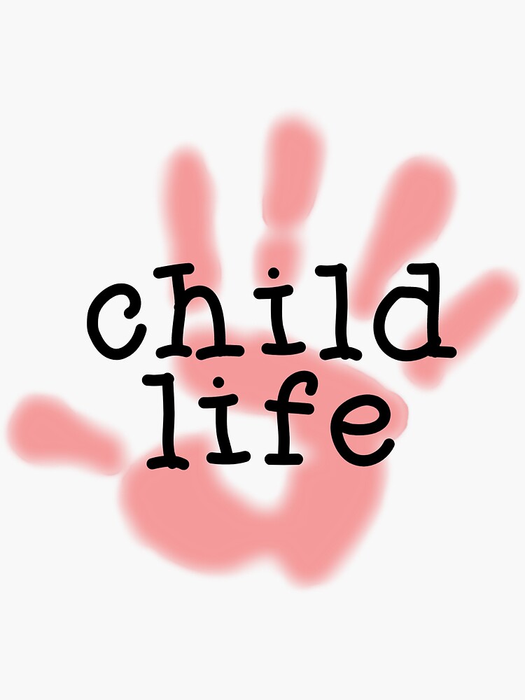 "Child Life Handprint" Sticker by ellietsmith520 | Redbubble
