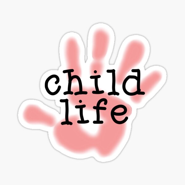 "Child Life Handprint" Sticker by ellietsmith520 | Redbubble