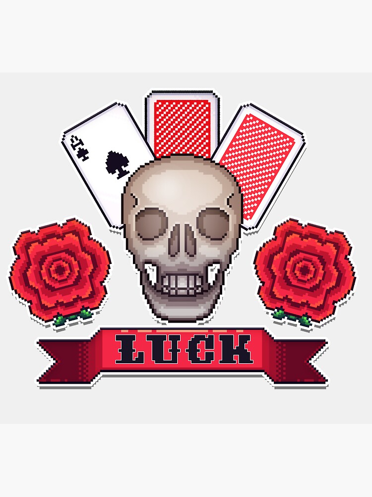 "Lucky Draw" Sticker by ArcadeLilies | Redbubble