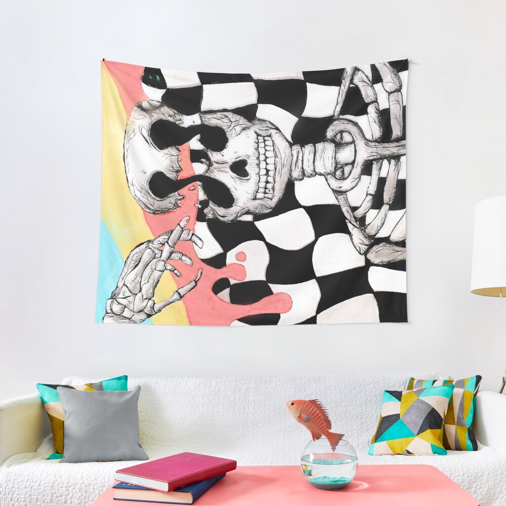 "Skeleton" Tapestry for Sale by dkadom-art | Redbubble