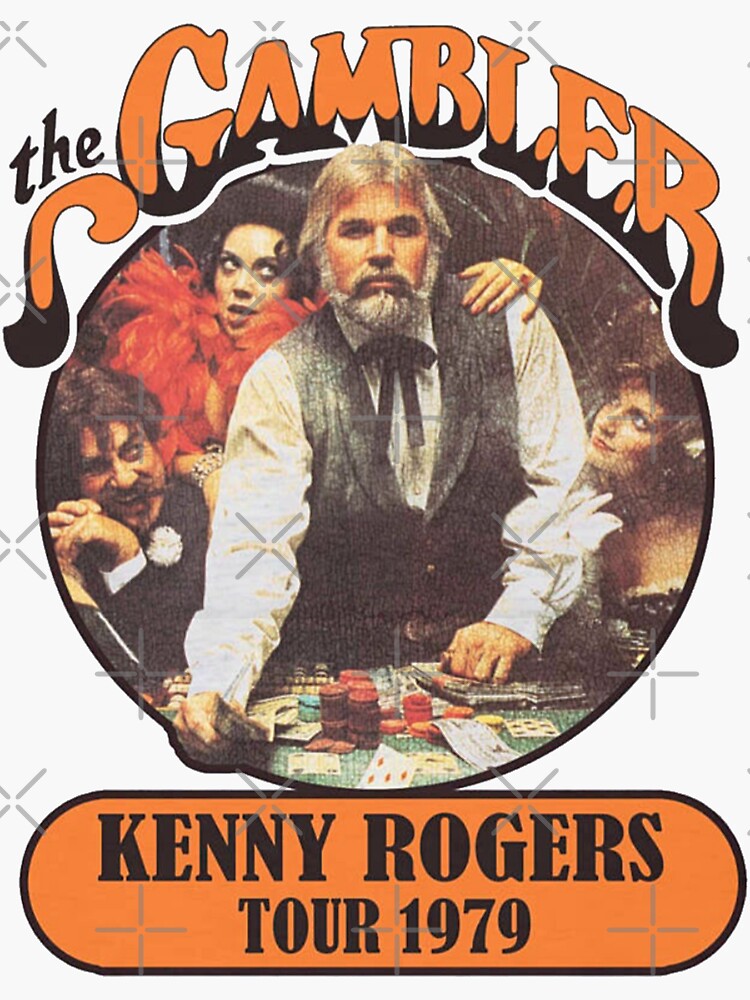 "The Gambler" Sticker for Sale by ourkid | Redbubble