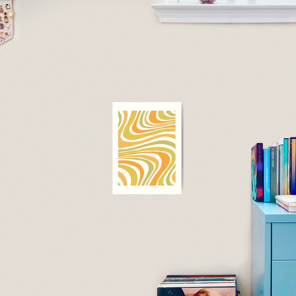 "funky 70s pattern" Art Print for Sale by jennagardnerr | Redbubble