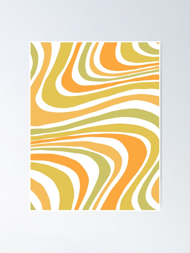 "funky 70s pattern" Poster for Sale by Jenna Gardner | Redbubble