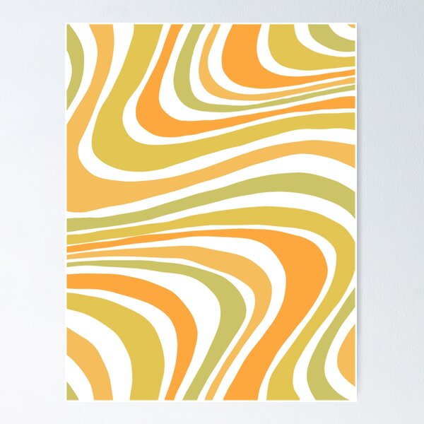 "funky 70s pattern" Poster for Sale by Jenna Gardner | Redbubble