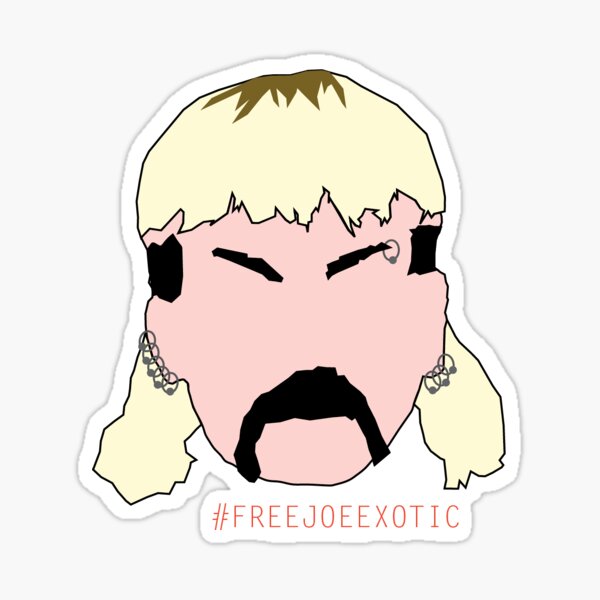 Free Joe Exotic Stickers | Redbubble