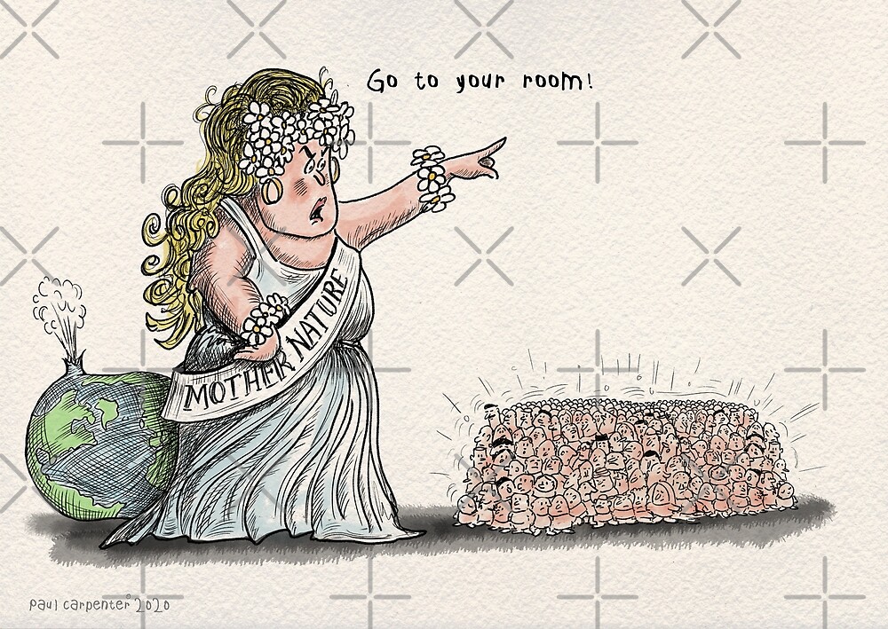 "Mother Nature Cartoon" by carpo17 | Redbubble