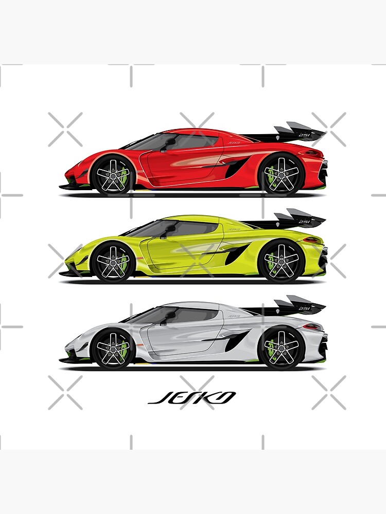 "Jesko Collection" Poster by srattha | Redbubble