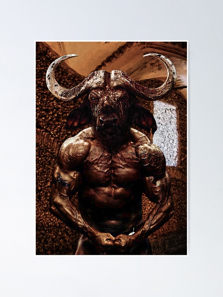 "Minotaur" Poster by JLHStudios | Redbubble
