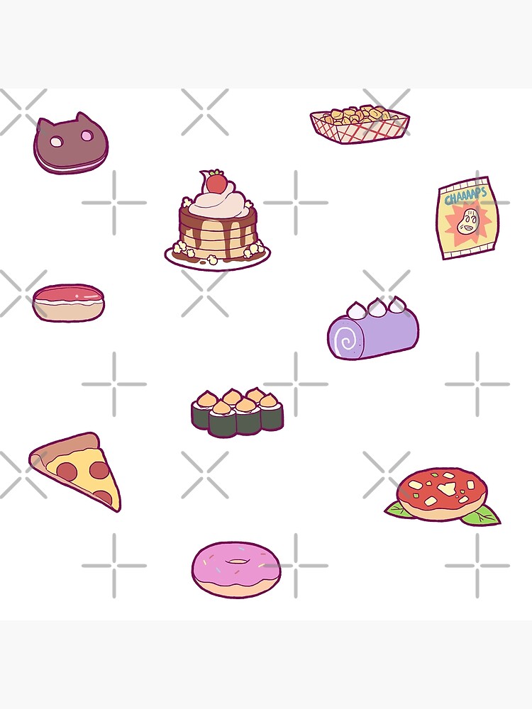 Póster «Juego de comida en colores pastel Steven Universe» de ...