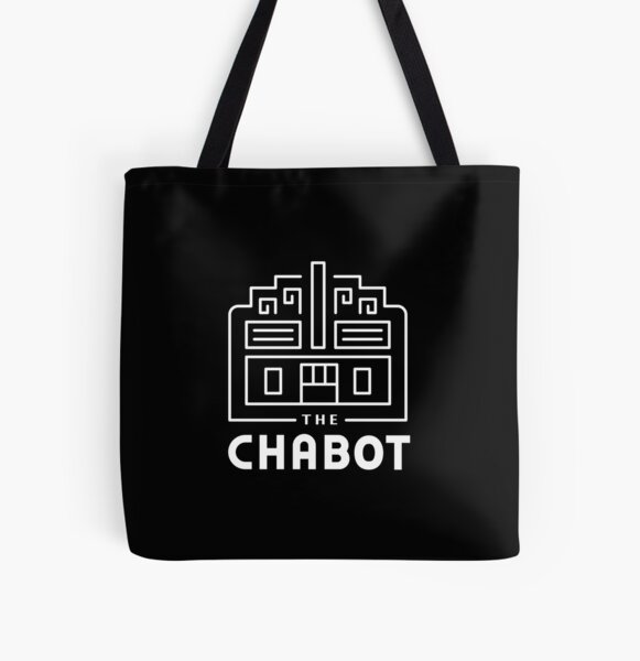 "The Chabot (Logo white line art on black or multi-color)" Tote Bag for ...