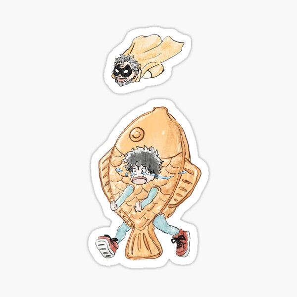 Taiyaki Deku And Gran Torino Sticker For Sale By Guuuuuuuu Redbubble