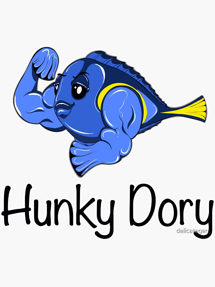 "Hunky Dory" Sticker for Sale by delicategen | Redbubble