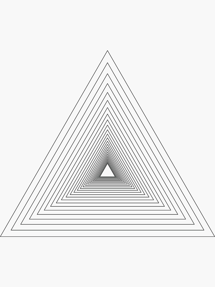 "Steady Strength (W) - Masculine Expansive Triangle. Simple Geometric ...
