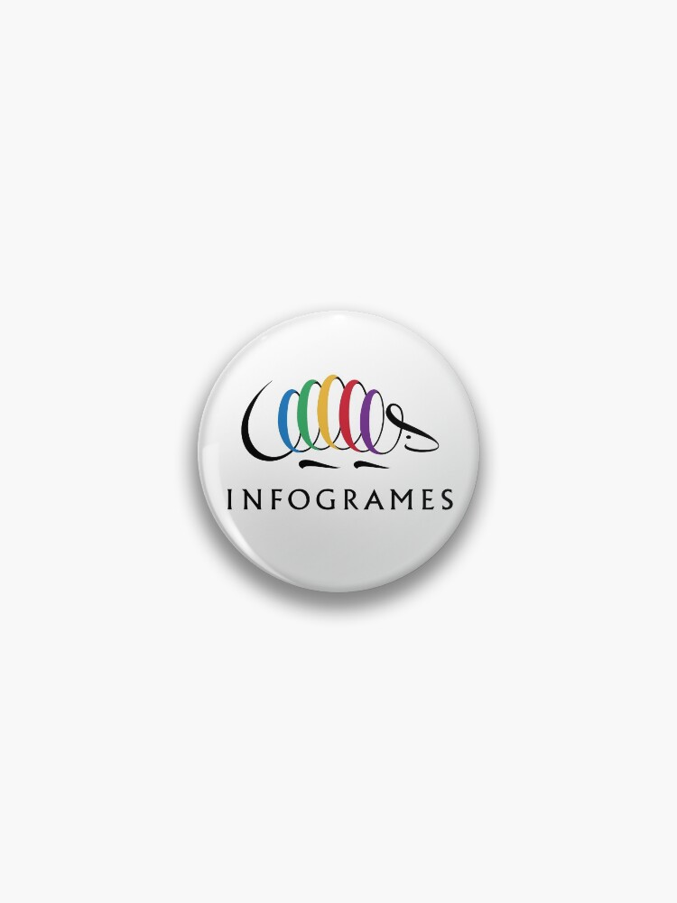 "Infogrames logo" Pin for Sale by alisachu1742 | Redbubble