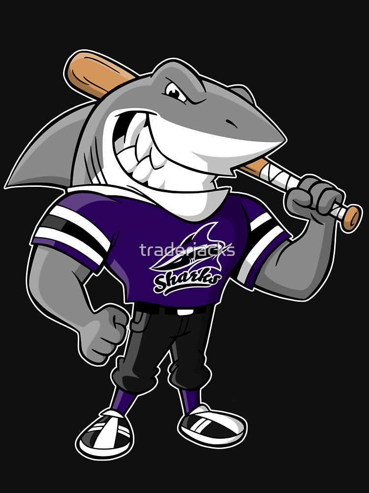 "Bay State Sharks Mascot - Sharky" T-shirt by traderjacks | Redbubble