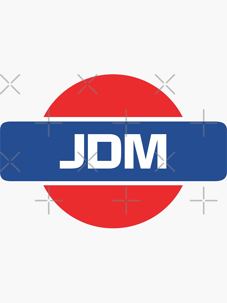 "JDM logo" Sticker for Sale by ApexFibers | Redbubble