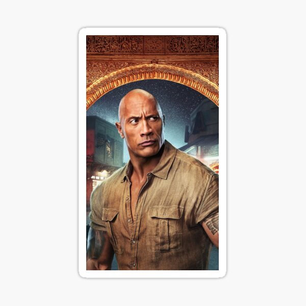 "dwayne johnson" Sticker for Sale by keyladea1 | Redbubble