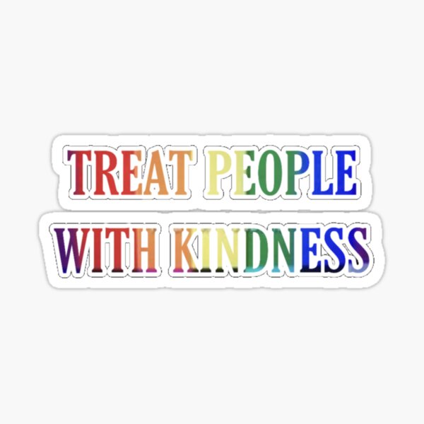 "Rainbow TPWK (black text) #2" Sticker for Sale by livingsunflower ...