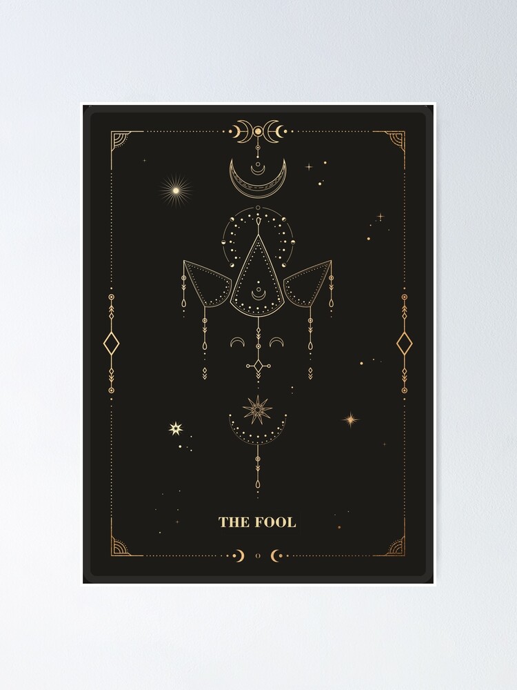 "The Fool Tarot Card" Poster for Sale by noveltiko | Redbubble