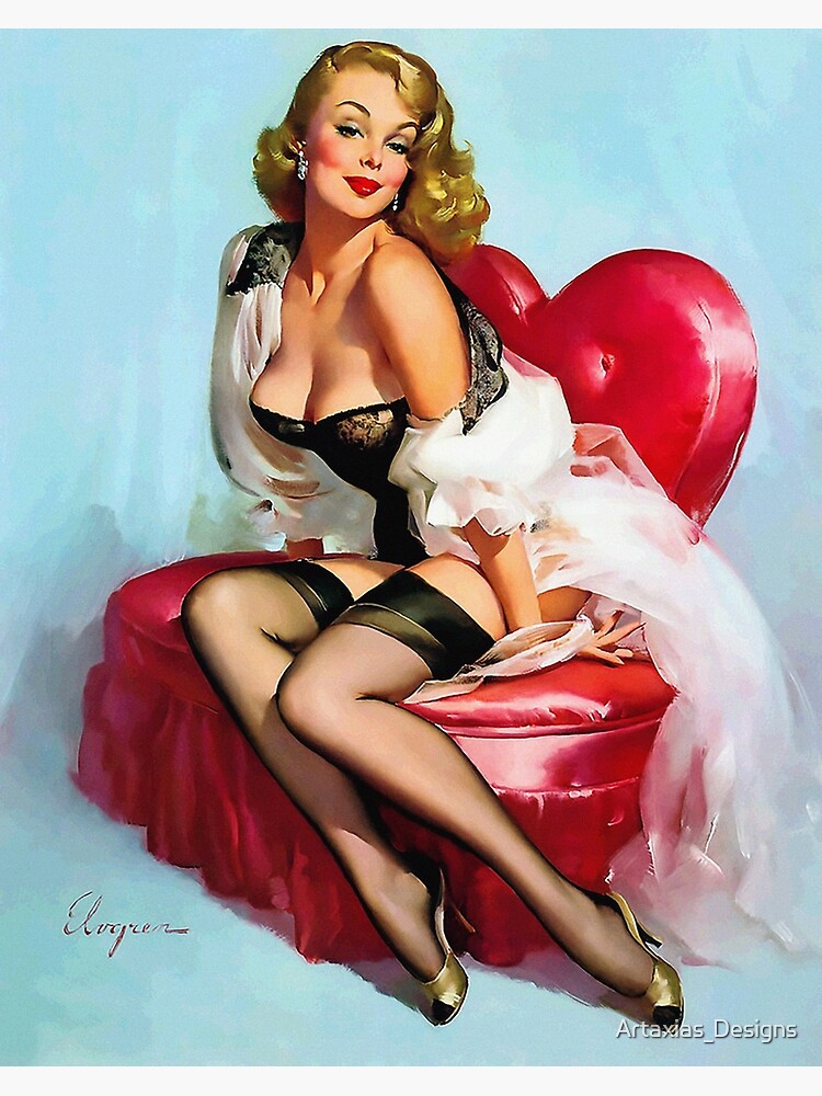 "Gil Elvgren Pin-Up" Poster for Sale by TonyAra | Redbubble