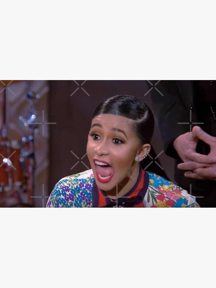 "Cardi B" Sticker for Sale by Neymarpersian | Redbubble