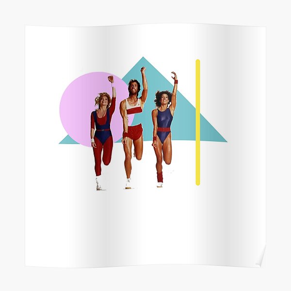 "80s aerobic" Poster by tayatay24 | Redbubble
