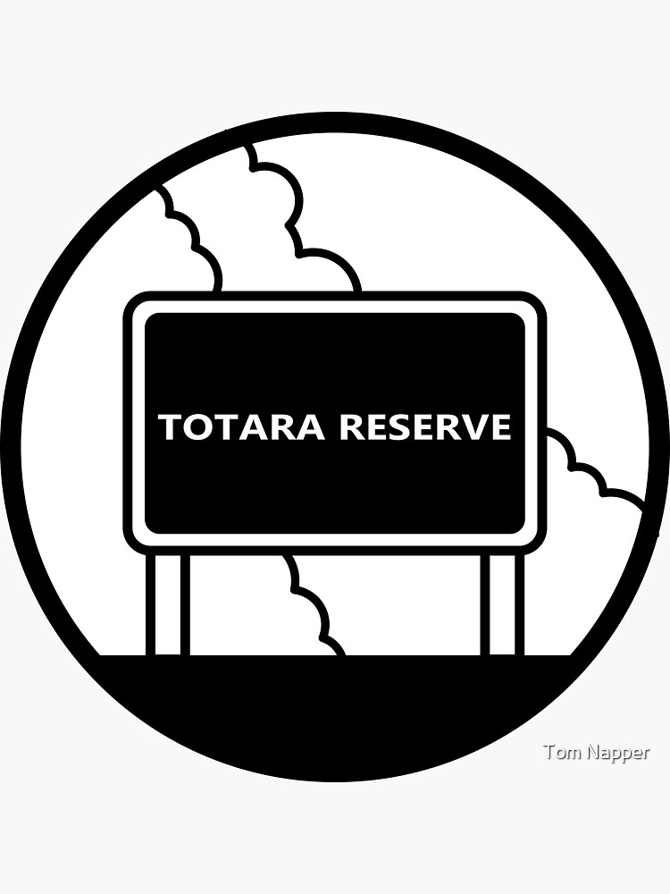 "Tour Aotearoa - Totara Reserve Icon" Sticker for Sale by tomnapper ...