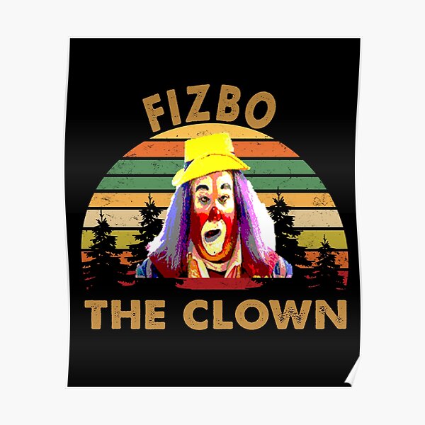 "Fizbo the Clown" Poster for Sale by Mili1209 | Redbubble