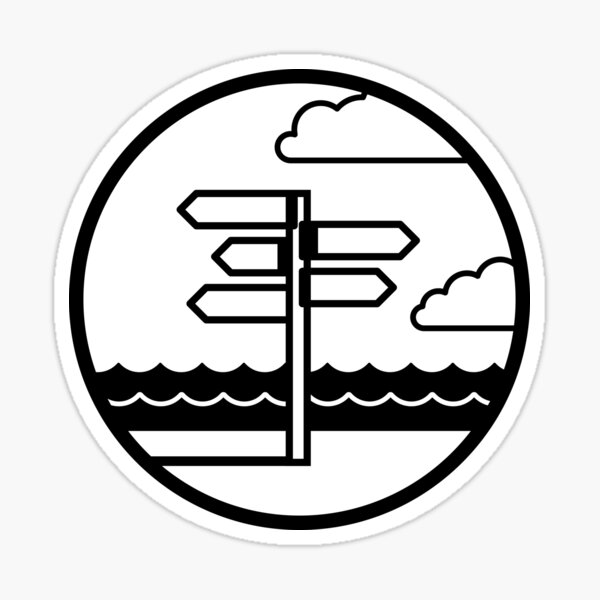 "Tour Aotearoa - Stirling Point, Bluff Icon" Sticker for Sale by ...