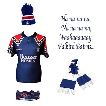 "Falkirk fc" Framed Art Print for Sale by Julie Bell | Redbubble