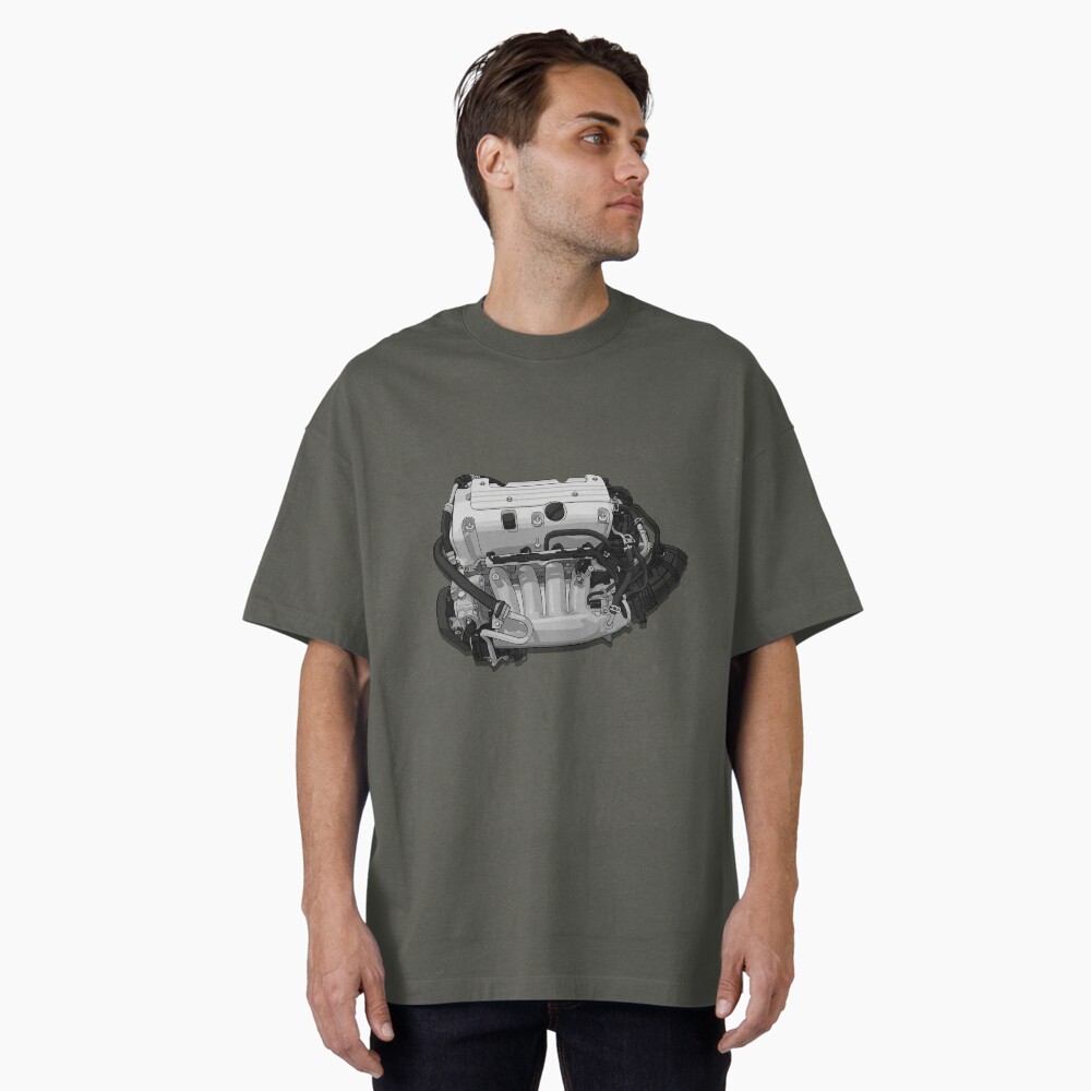 "K20 / K24 engine sticker silver" Sticker for Sale by ArtyMotive ...