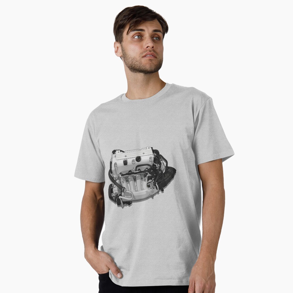 "K20 / K24 engine sticker silver" Sticker for Sale by ArtyMotive ...