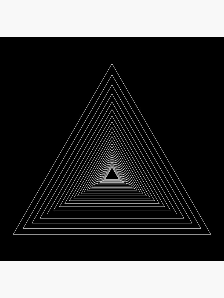 "Steady Strength (B) - Masculine Expansive Triangle. Simple Geometric ...