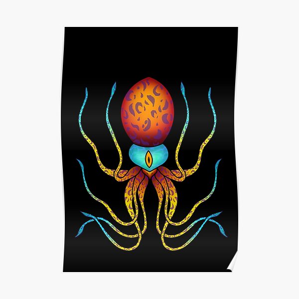 "Squiddy" Poster by killaemmy | Redbubble