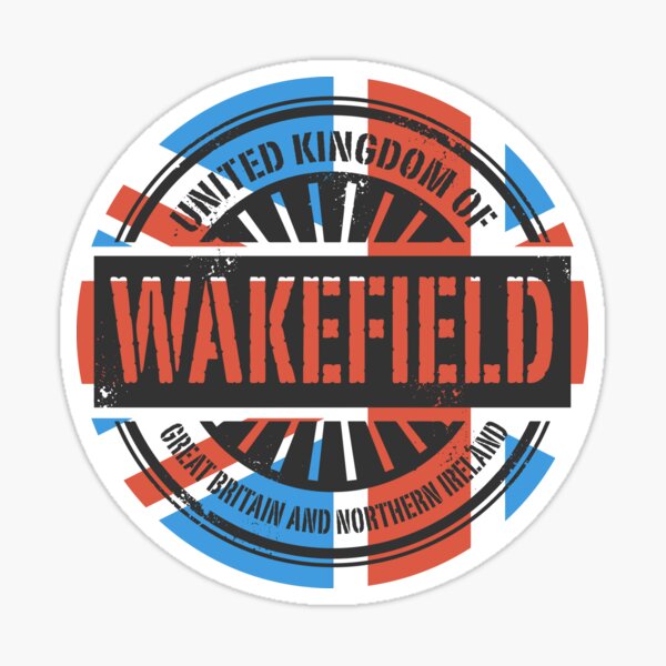"Wakefield, UK flag" Sticker for Sale by studio838 | Redbubble
