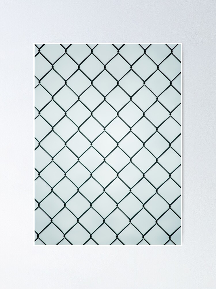 "Wire mesh" Poster by LeGrizou | Redbubble