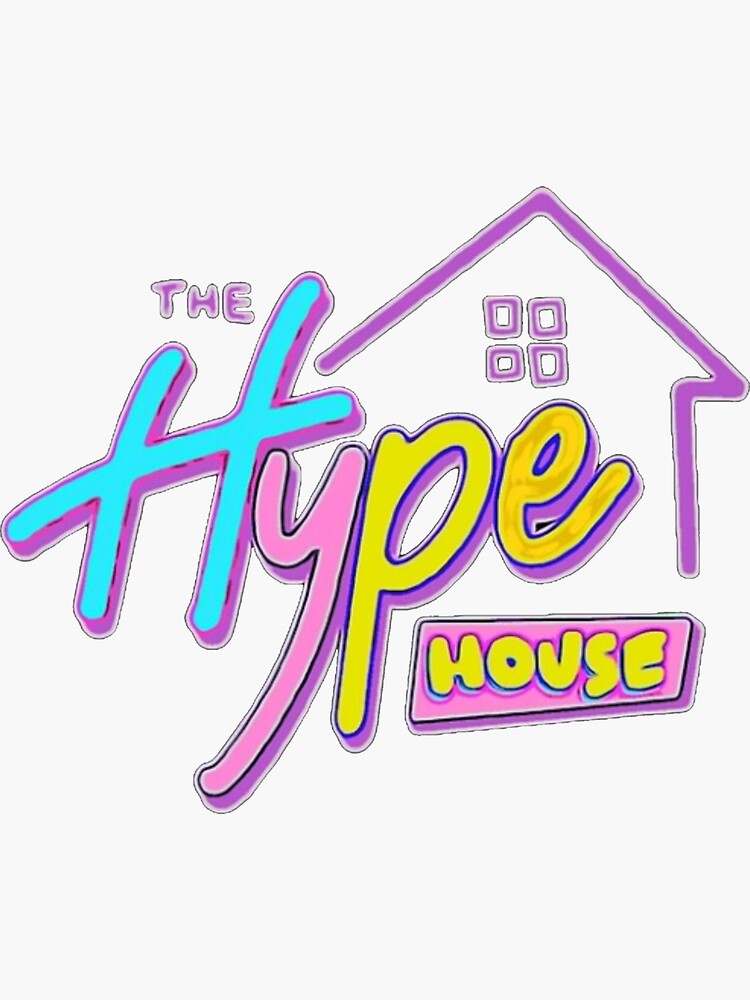 "Hype House" Sticker for Sale by scrity | Redbubble