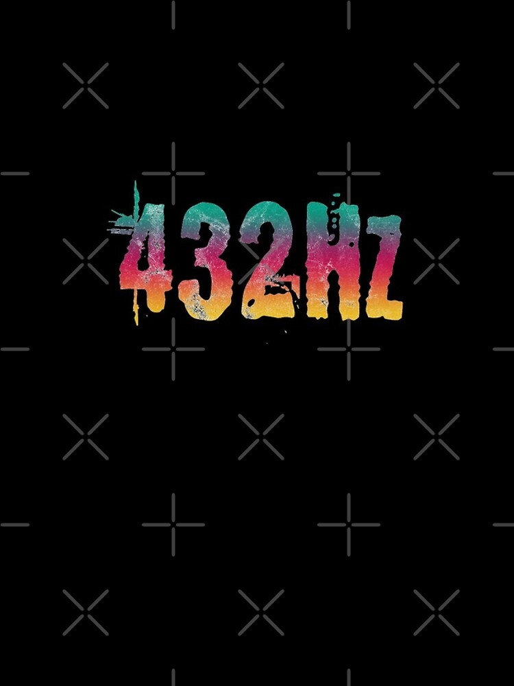 "432Hz Music Frequency 432 Hertz Tuning Color Style Graphic Hertz Print ...