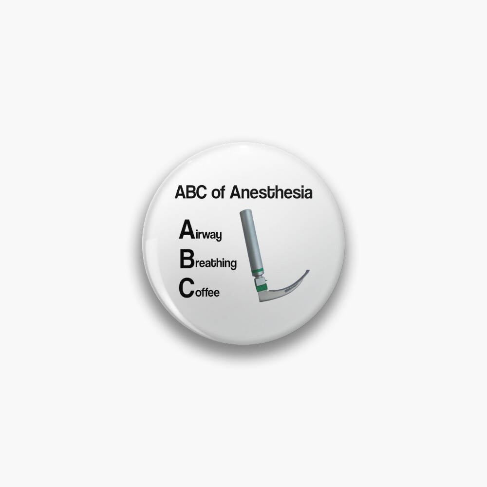 "ABC of Anesthesia" Sticker for Sale by VersiMerch | Redbubble