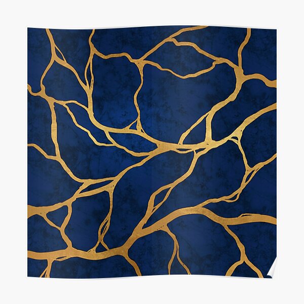 "Kintsugi" Poster for Sale by GabrielMadrasse | Redbubble