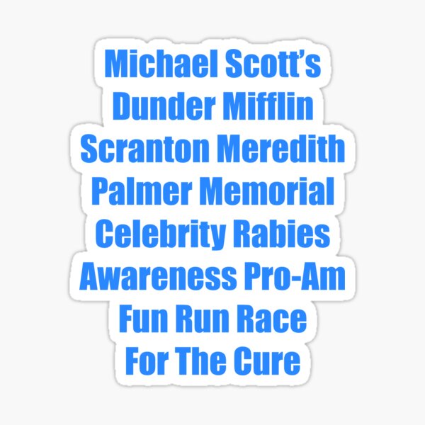 "michael scott's dunder mifflin scranton meredith palmer memorial ...