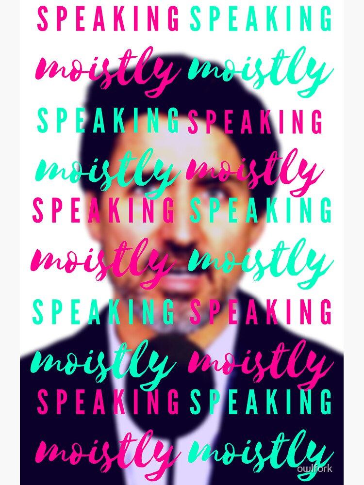 "Speaking Moistly #5" Sticker for Sale by owlfork | Redbubble