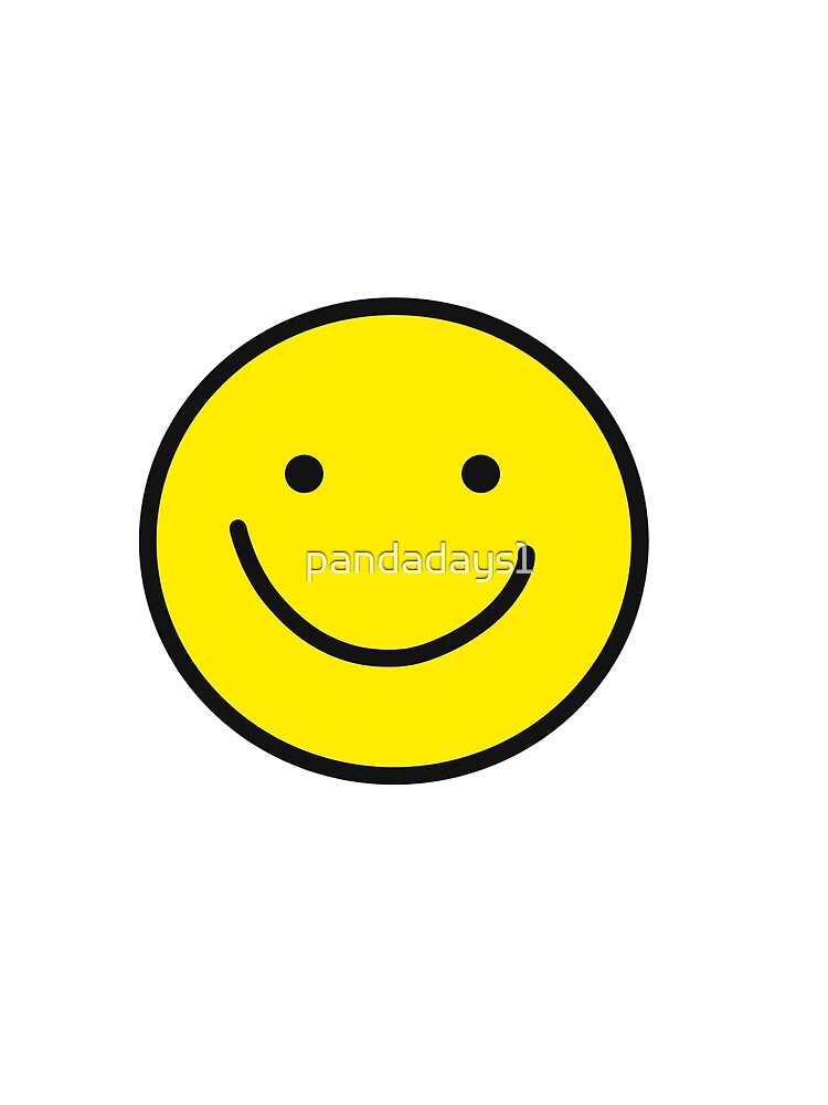 "Yellow Smiley Face" Art Print by pandadays1 | Redbubble