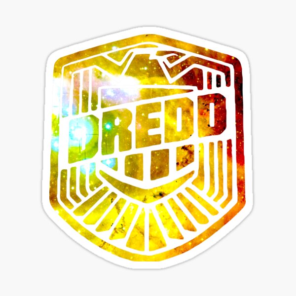 "Judge Dredd Galaxy Silhouette Logo" Sticker for Sale by Nova5 | Redbubble