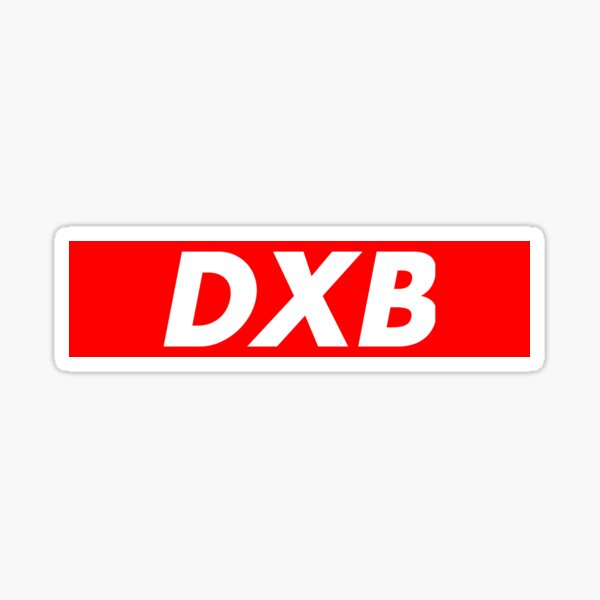 Dxb Stickers | Redbubble