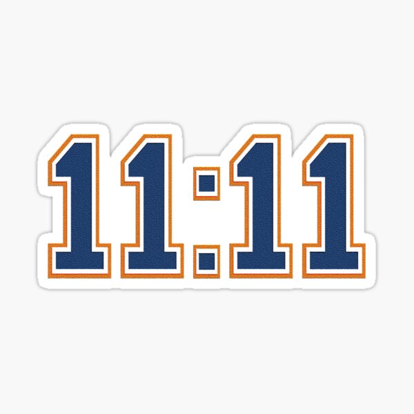 " 1111- Angel numbers-Numerology-Synchronicity-College Yoga" Sticker ...