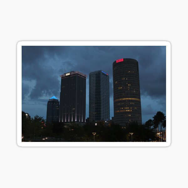 "Downtown Tampa" Sticker for Sale by ellienorden | Redbubble