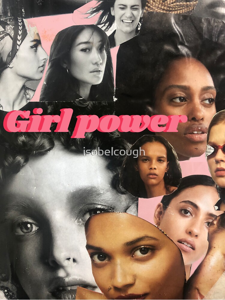 "Girl Power Collage" Sticker for Sale by isobelcough | Redbubble