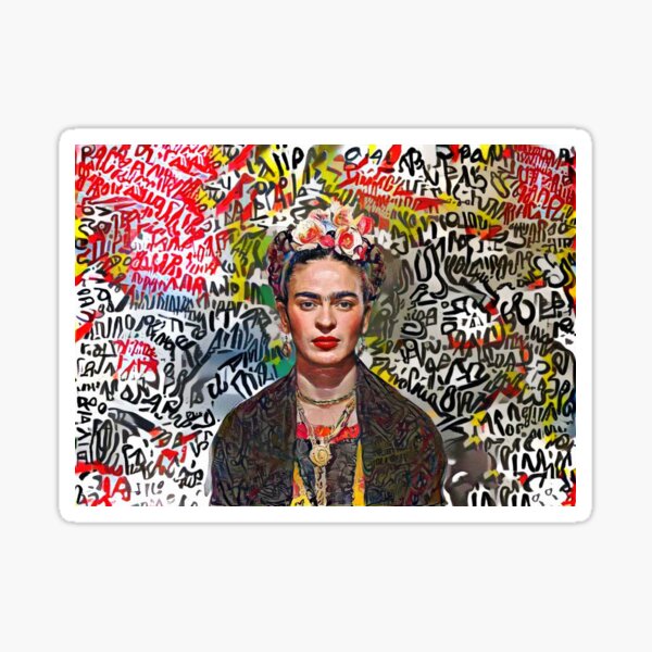 "Graffiti Frida" Sticker for Sale by cesarperalta | Redbubble