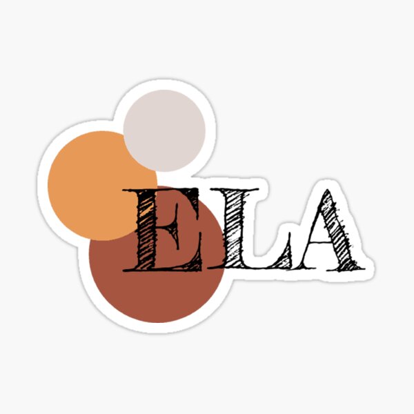 "Our Brand ELA" Sticker by EldAdbate | Redbubble